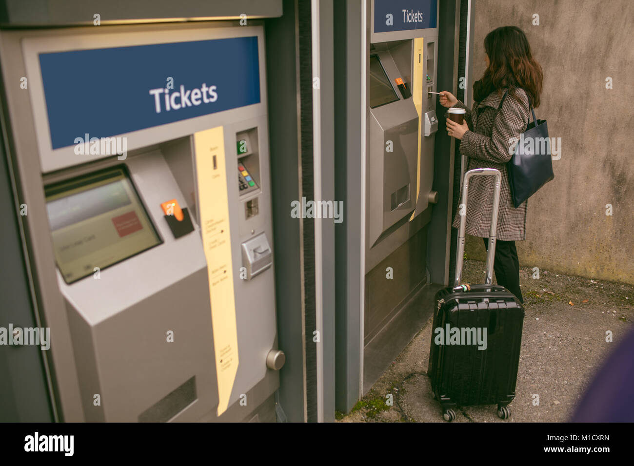 Digital Ticket Machine High Resolution Stock Photography and Images - Alamy