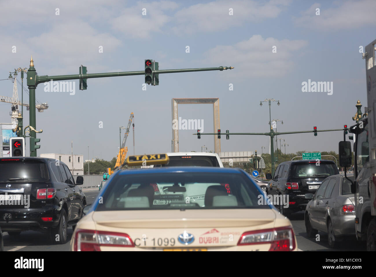 The Dubai Frame, Dubai UAE Stock Photo - Alamy