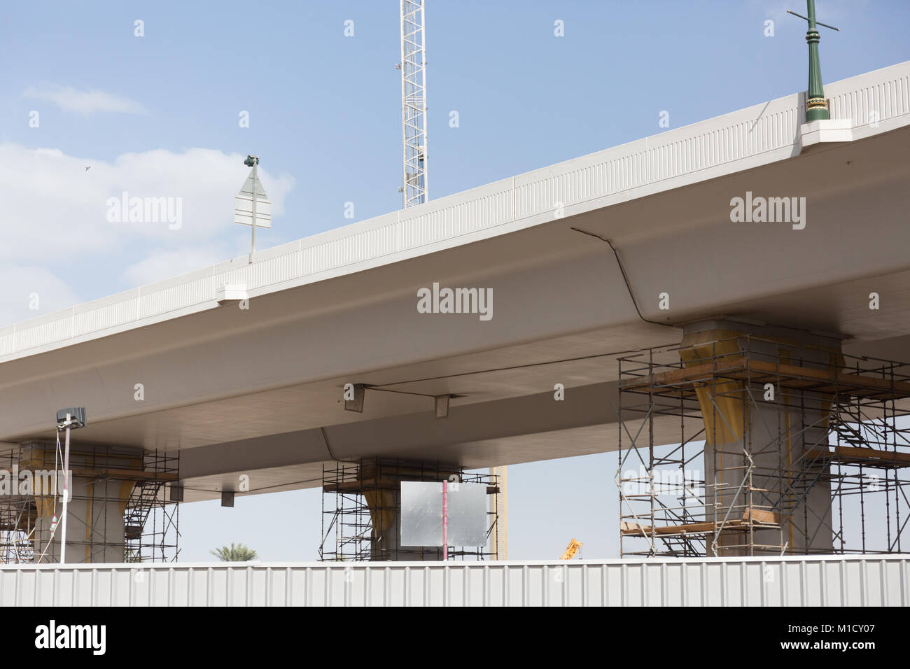 Flyover construction, Dubai Stock Photo - Alamy