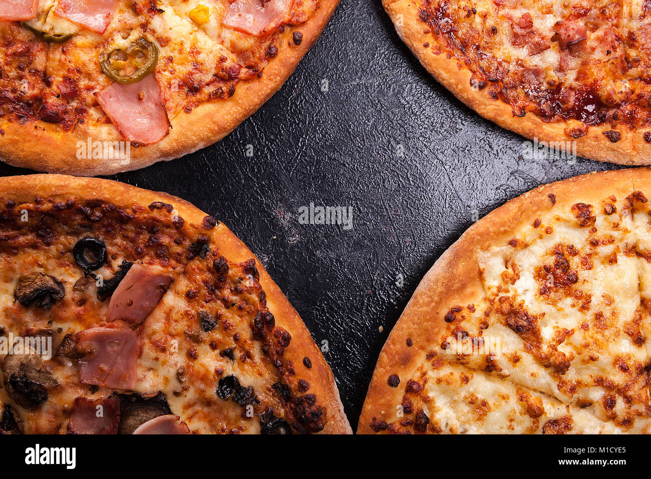 Different pizzas hi-res stock photography and images - Alamy