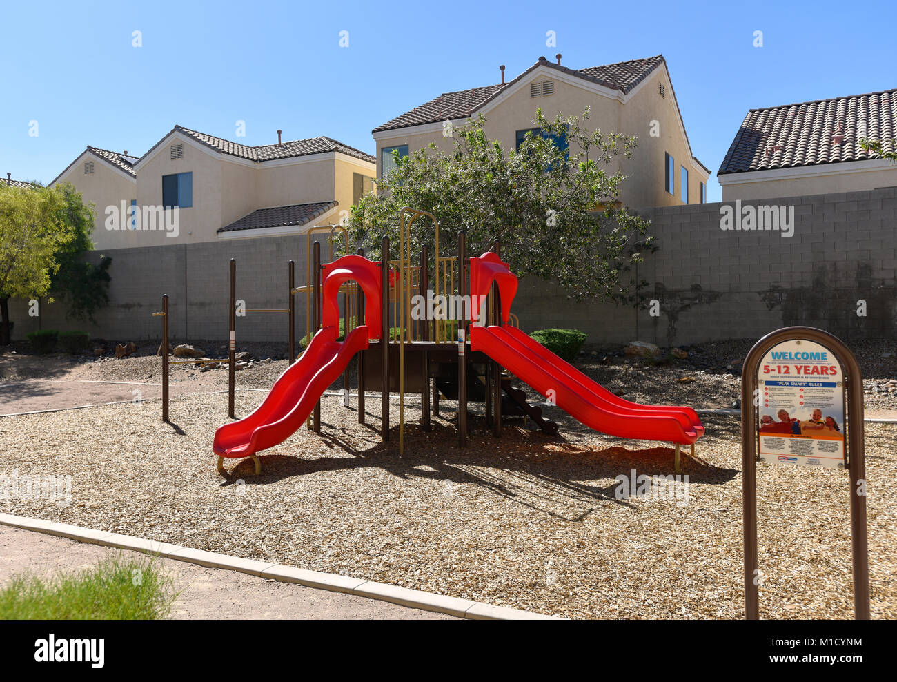 Community park playground kids children hi-res stock photography and ...