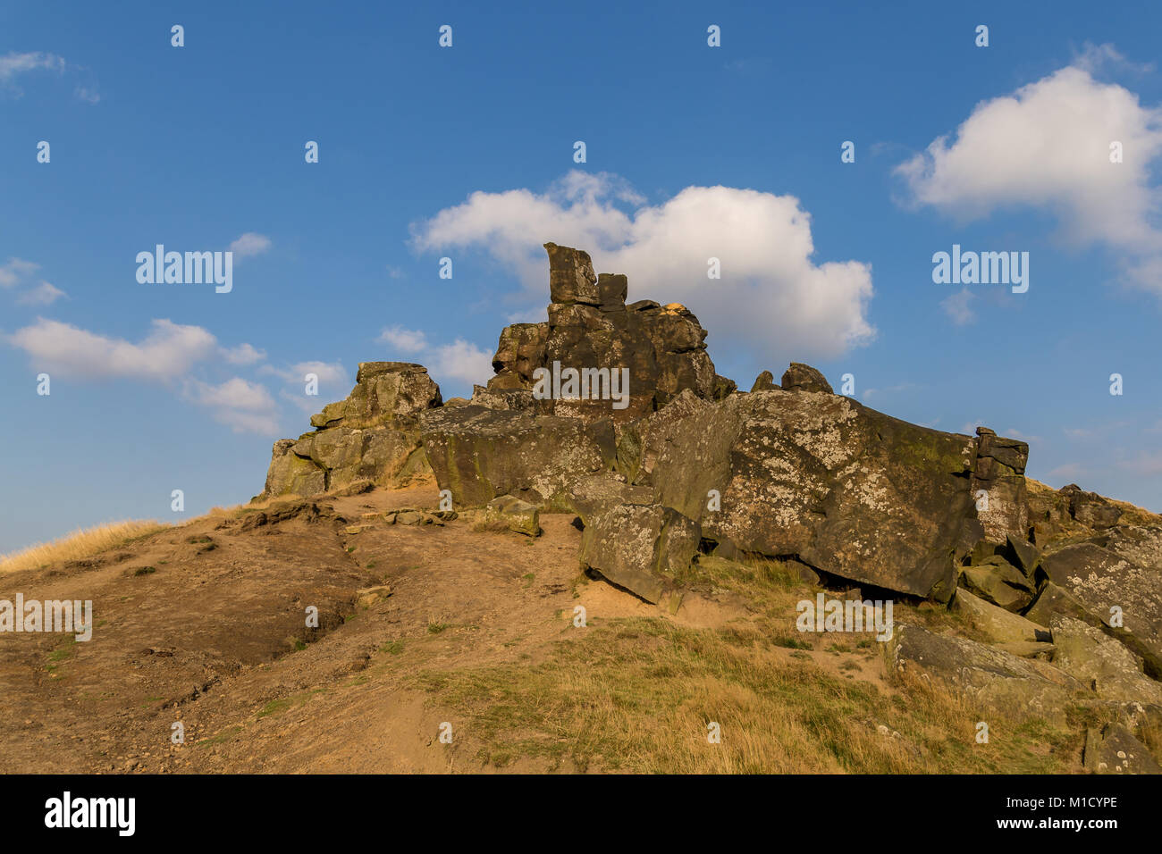 The Wainstones near Clay Bank and Stokesley in the North York Moors ...