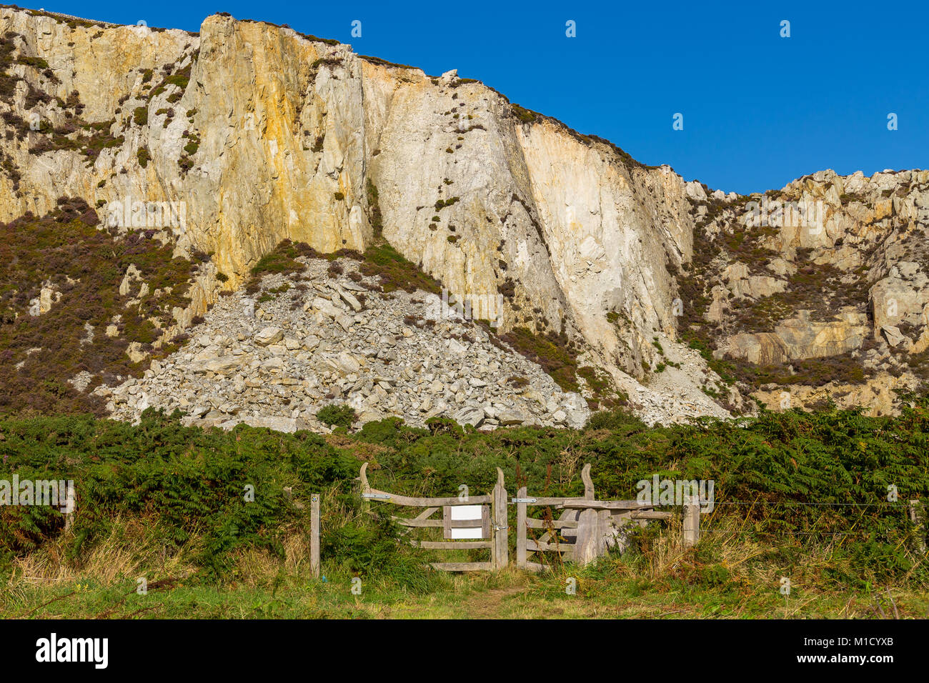 Landscape between Holyhead Breakwater Country Park and North Stack ...