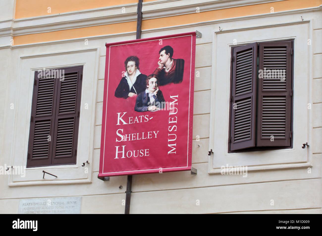 The Keats–Shelley Memorial House - Rome Stock Photo - Alamy