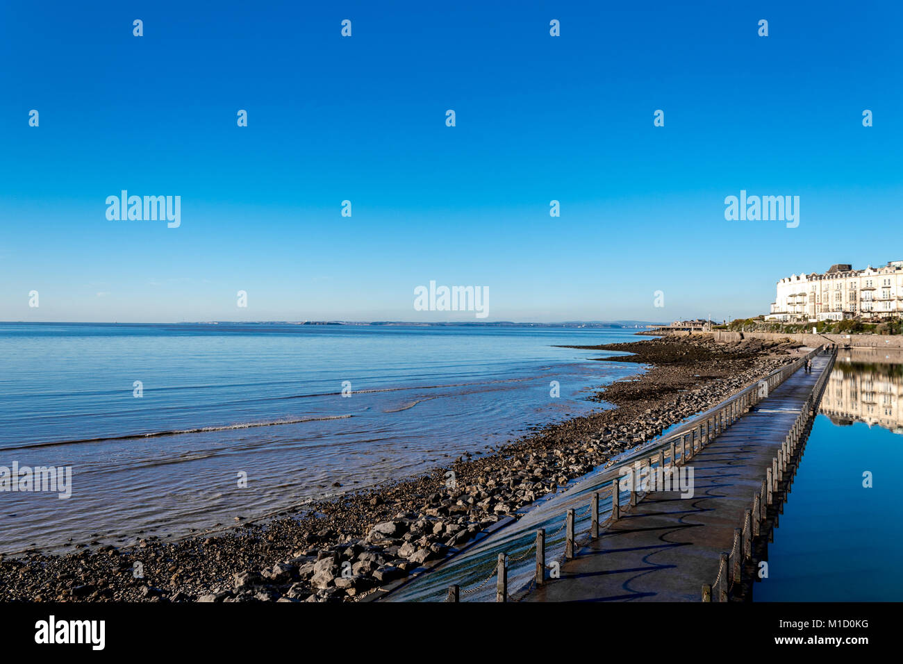 Marine Lake, Weston Super Mare in Somerset, England Stock Photo - Alamy