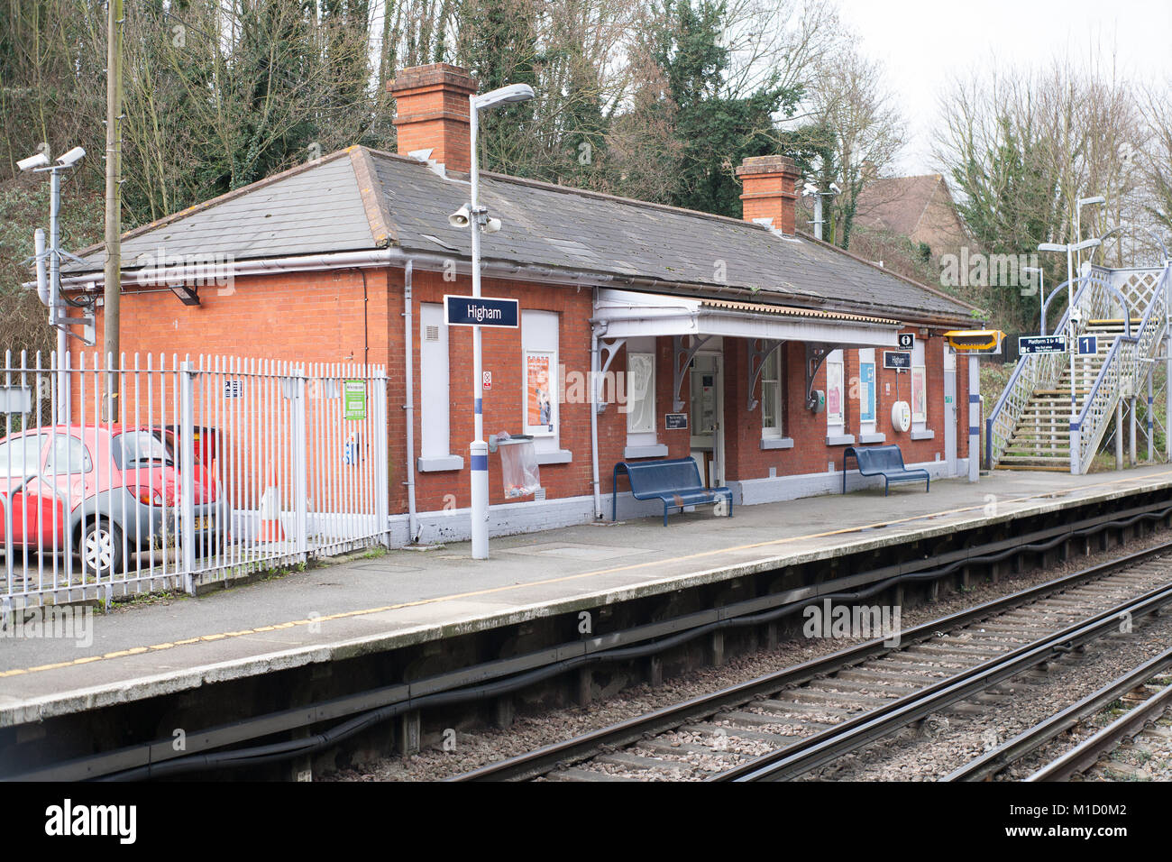 Higham Kent railway statoion Stock Photo - Alamy