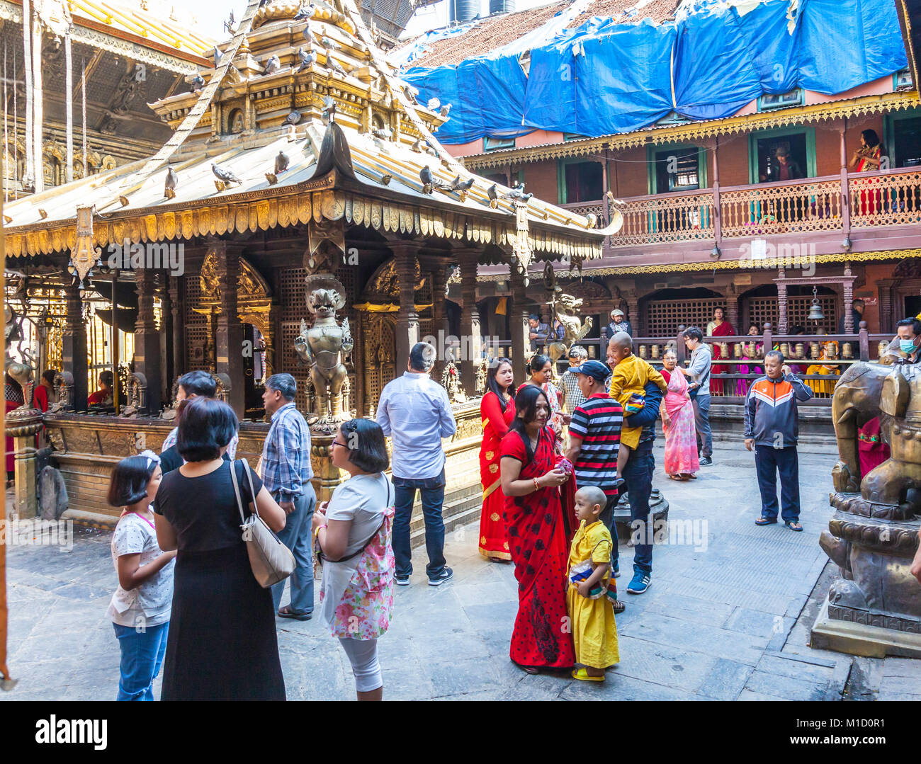 Nepal kathmandu hindu boy hi-res stock photography and images - Alamy
