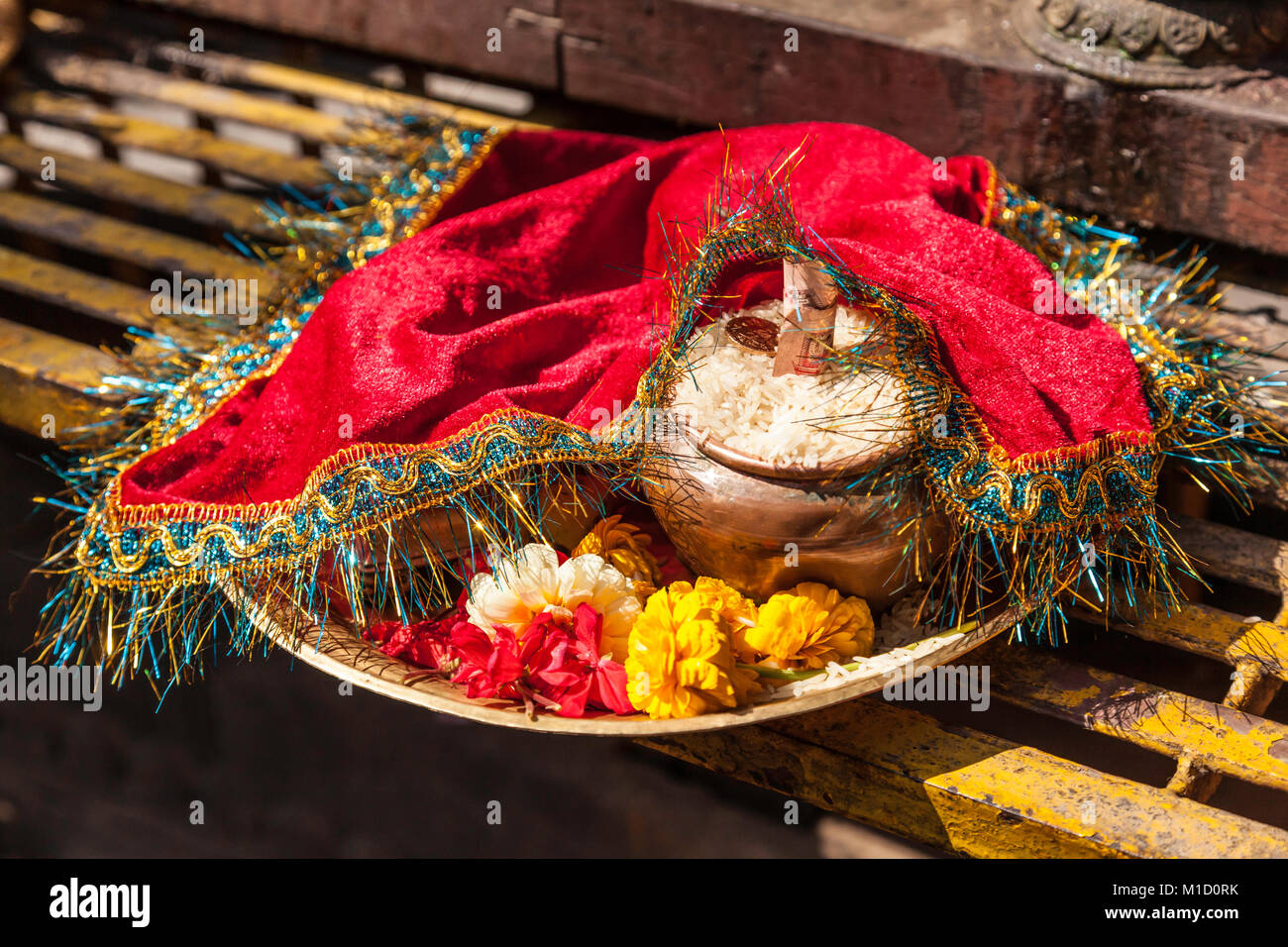 Young Hindu Boys in ceremony in Patan Kathmandu, Nepal,Asia Stock Photo ...