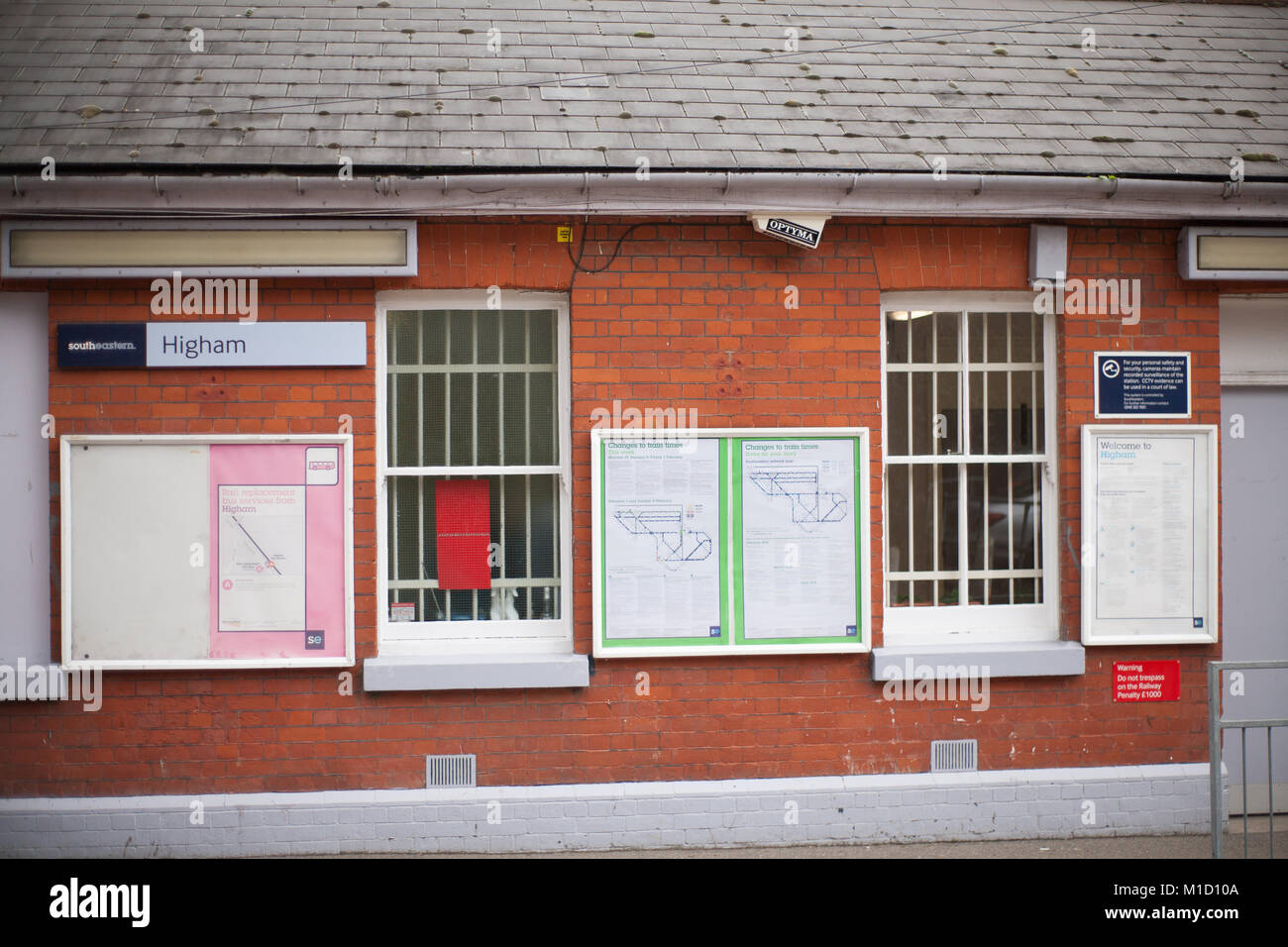 Higham Kent railway statoion Stock Photo - Alamy