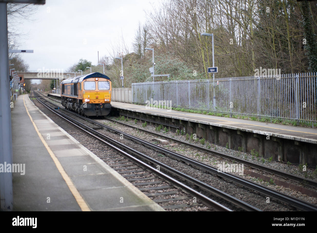 Higham Kent railway statoion Stock Photo - Alamy
