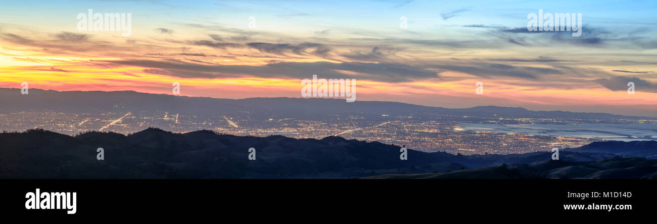 Silicon Valley Panorama Stock Photo - Alamy