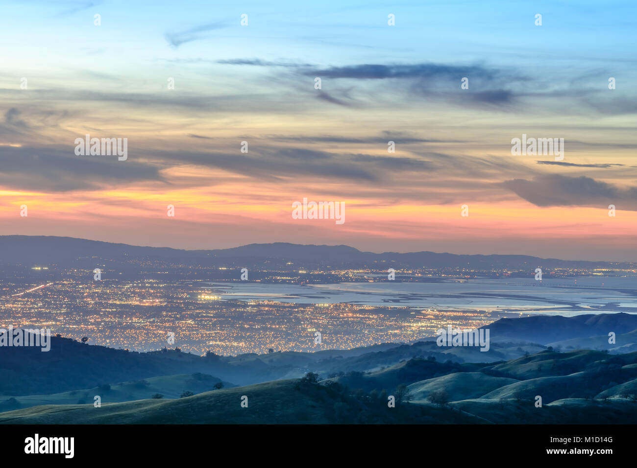 Silicon Valley Views from above Stock Photo - Alamy