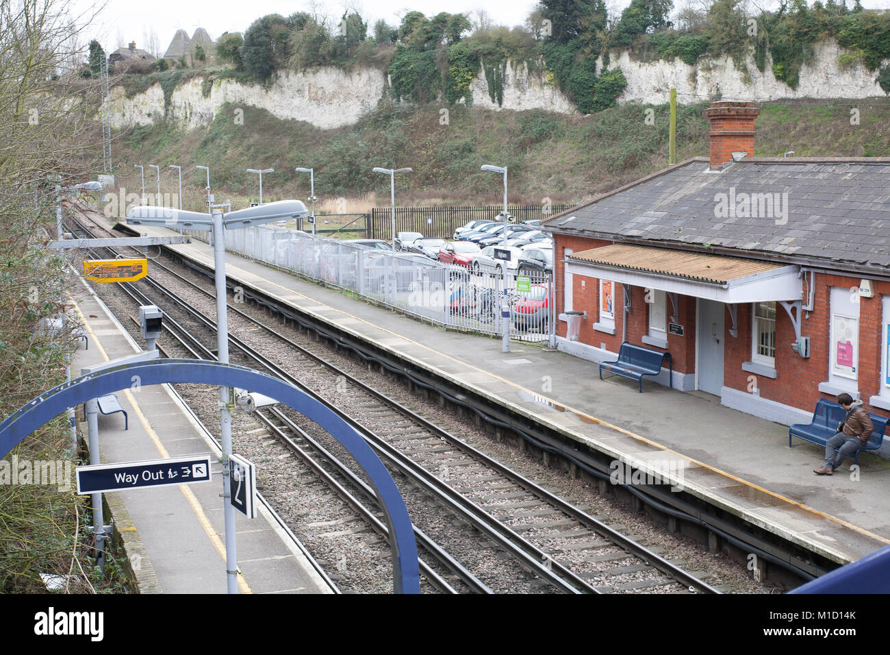 Higham Kent railway statoion Stock Photo - Alamy