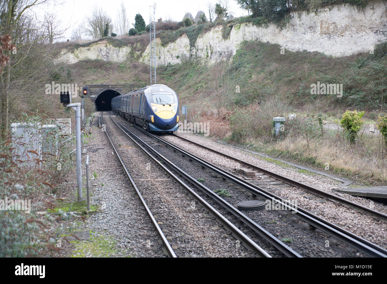 Higham Kent railway statoion Stock Photo - Alamy