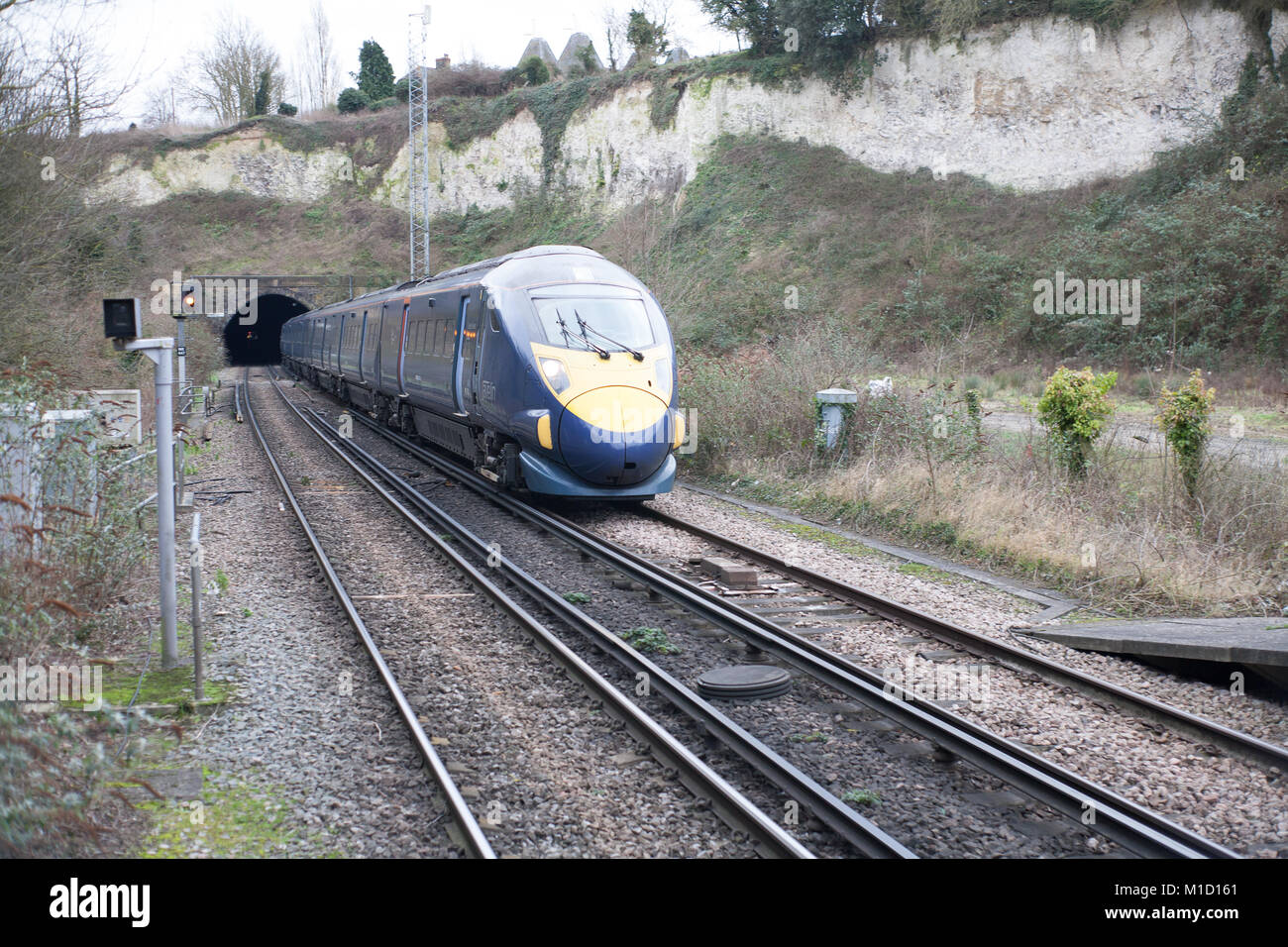Higham Kent railway statoion Stock Photo - Alamy