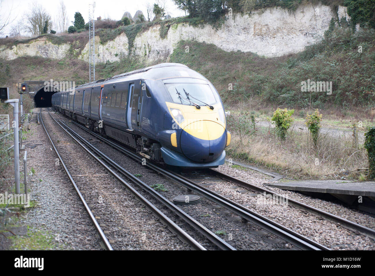 Higham Kent railway statoion Stock Photo - Alamy