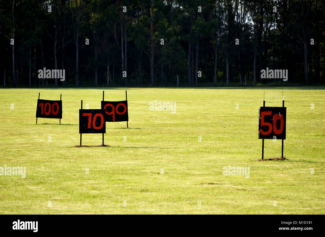 Golf driving range Stock Photo - Alamy