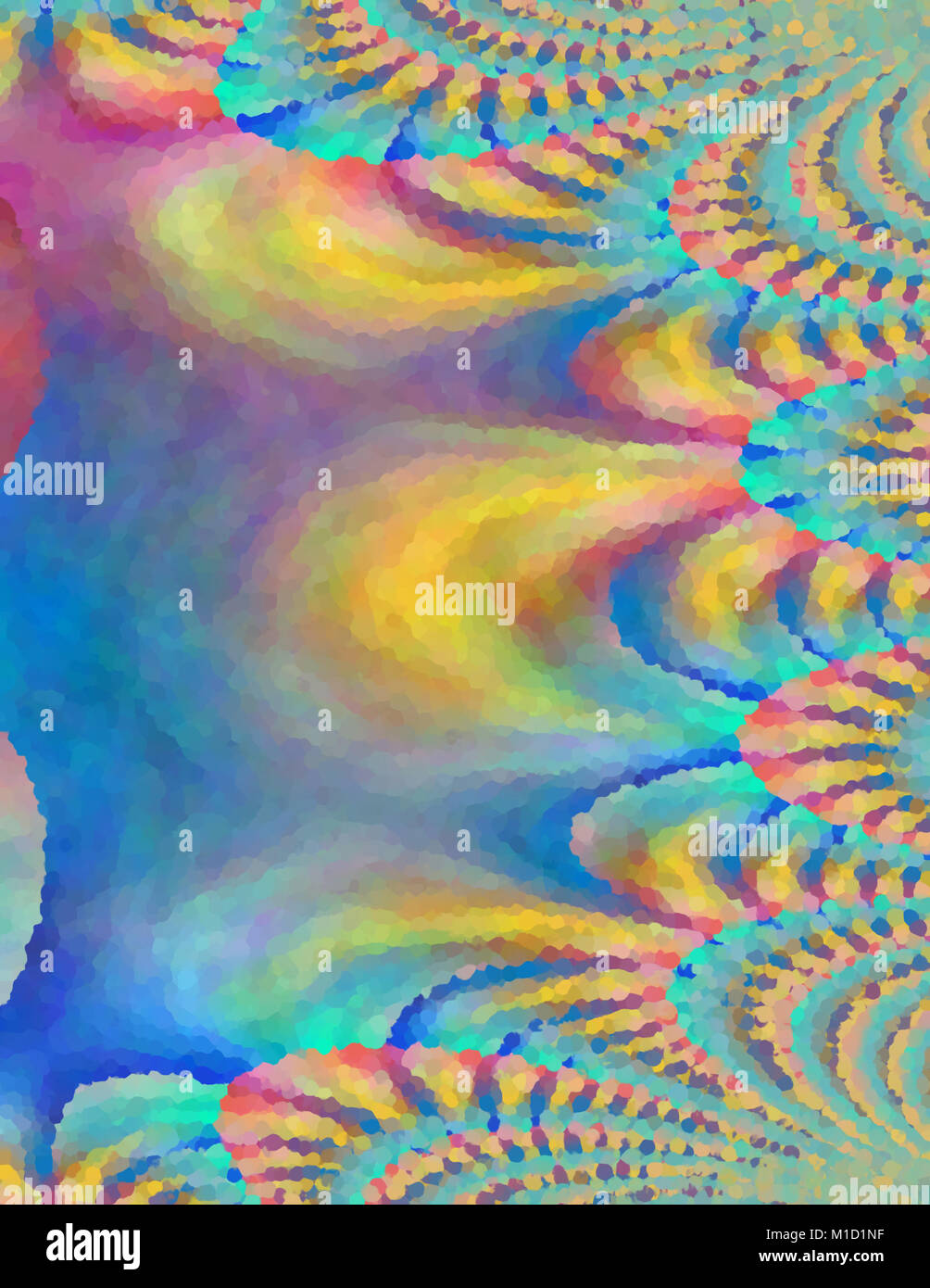 Abstract painting. Colorful Fractals Stock Photo - Alamy