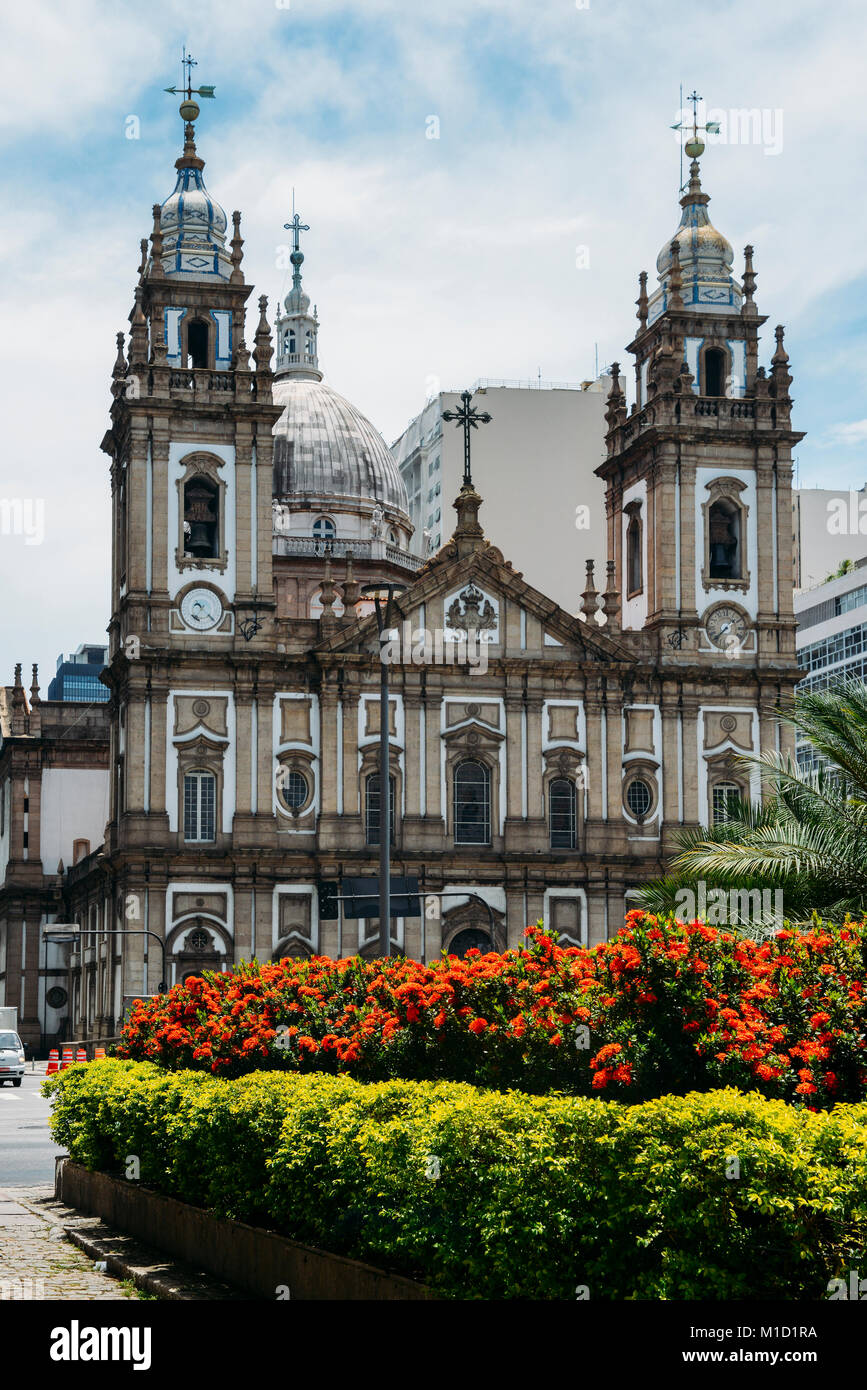 Candelaria Church, Rio de Janeiro, Brazil Stock Photo - Alamy