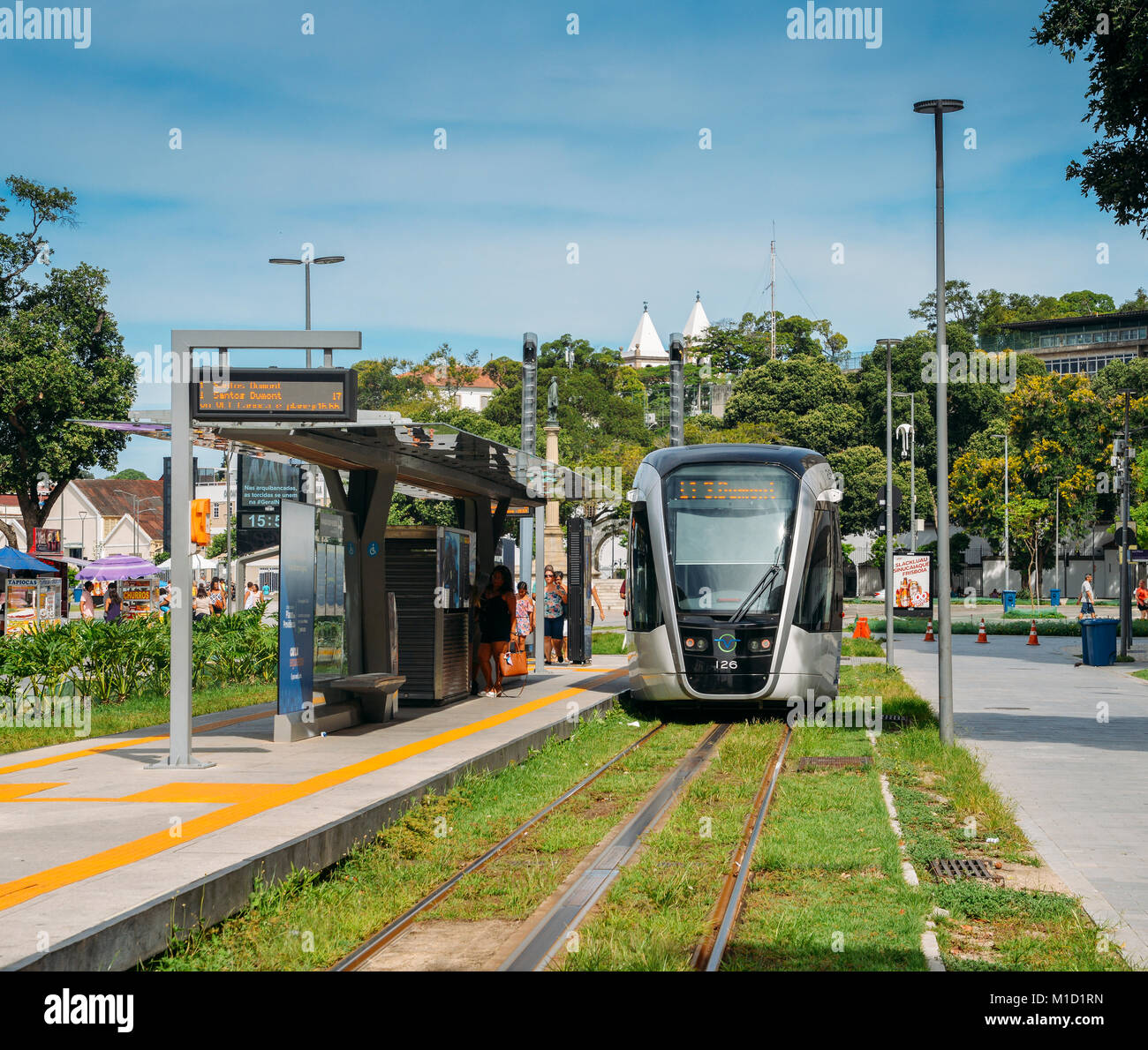 Municipality of Rio de Janeiro introduced VLTs vehicle light rail in ...
