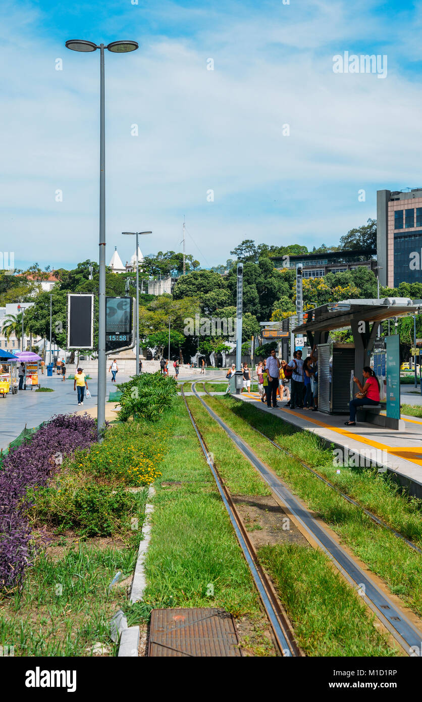 Municipality of Rio de Janeiro introduced VLTs vehicle light rail in ...