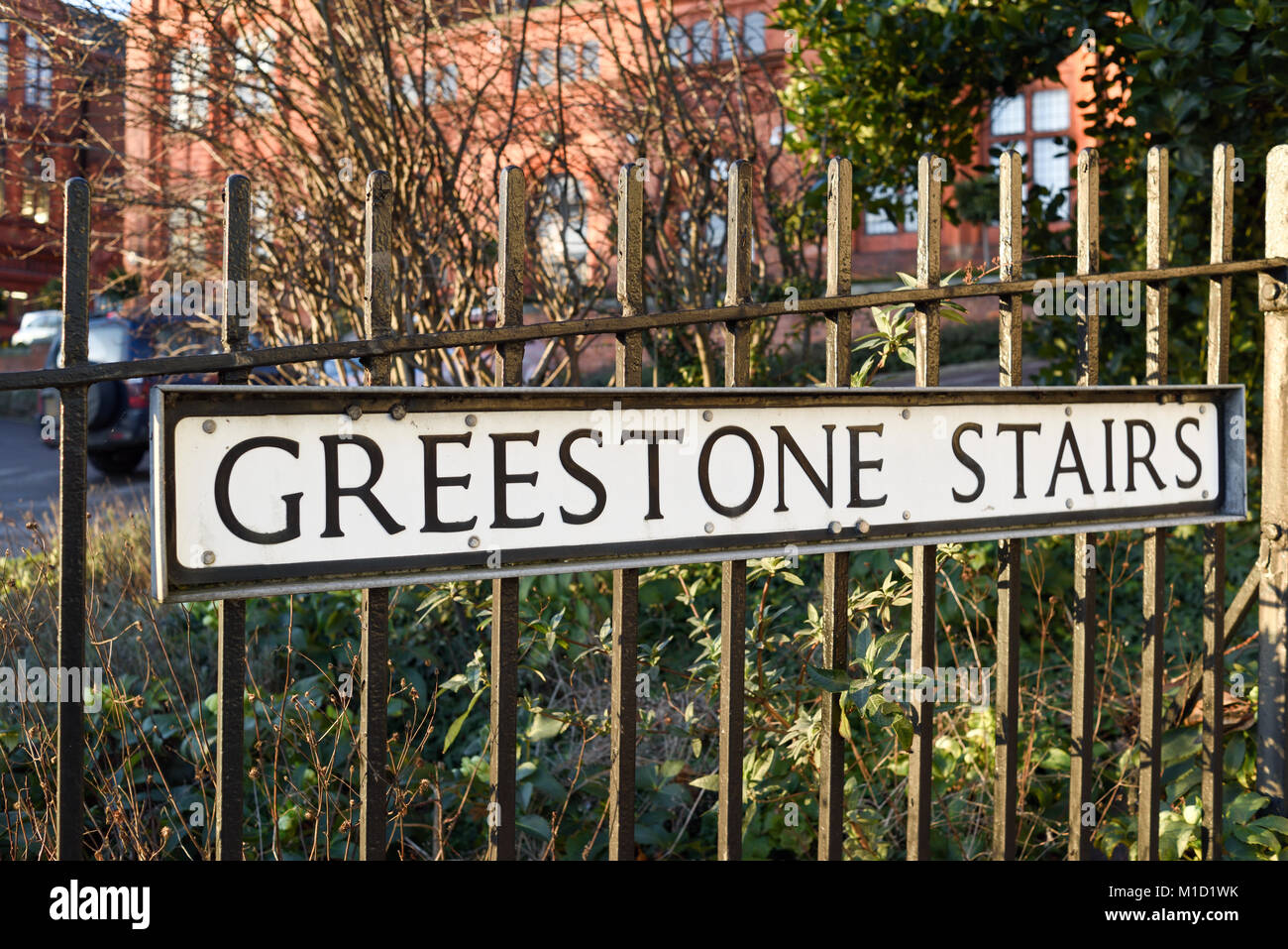 Greestone steps hi-res stock photography and images - Alamy