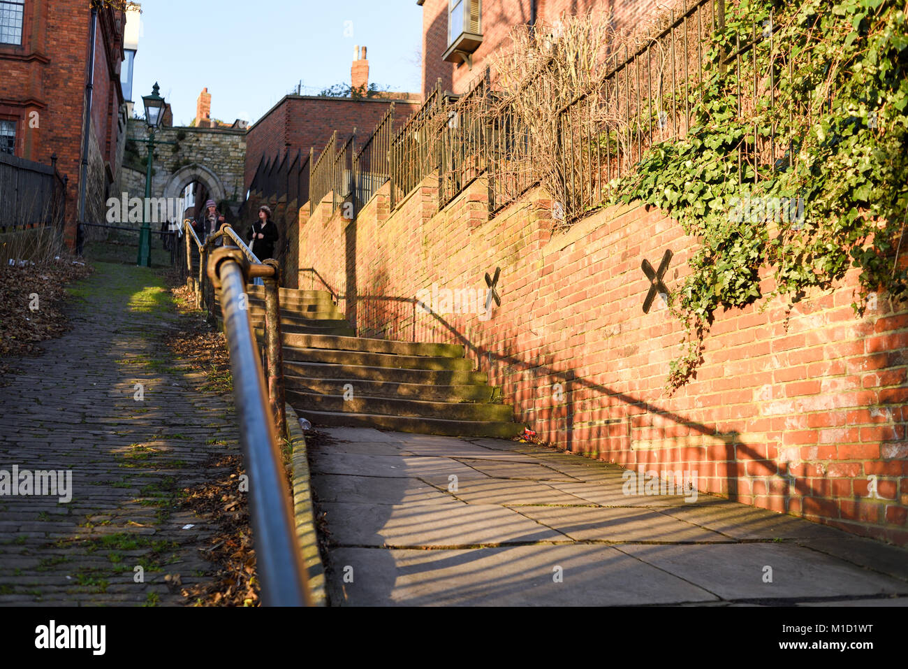 Greestone steps lincoln hi-res stock photography and images - Alamy