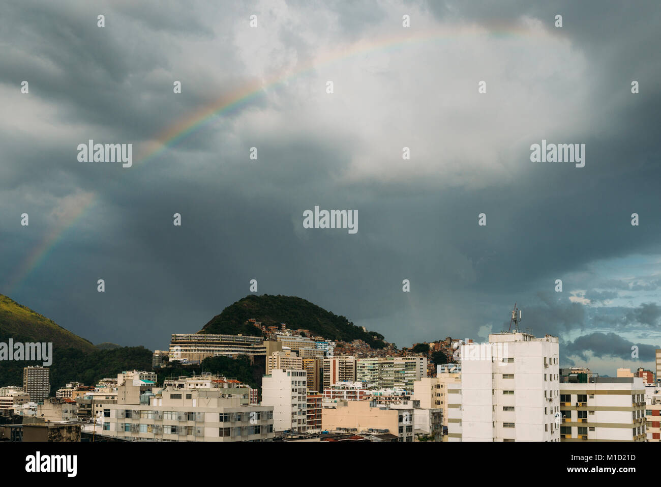 Aerial view of rainbow hi-res stock photography and images - Alamy