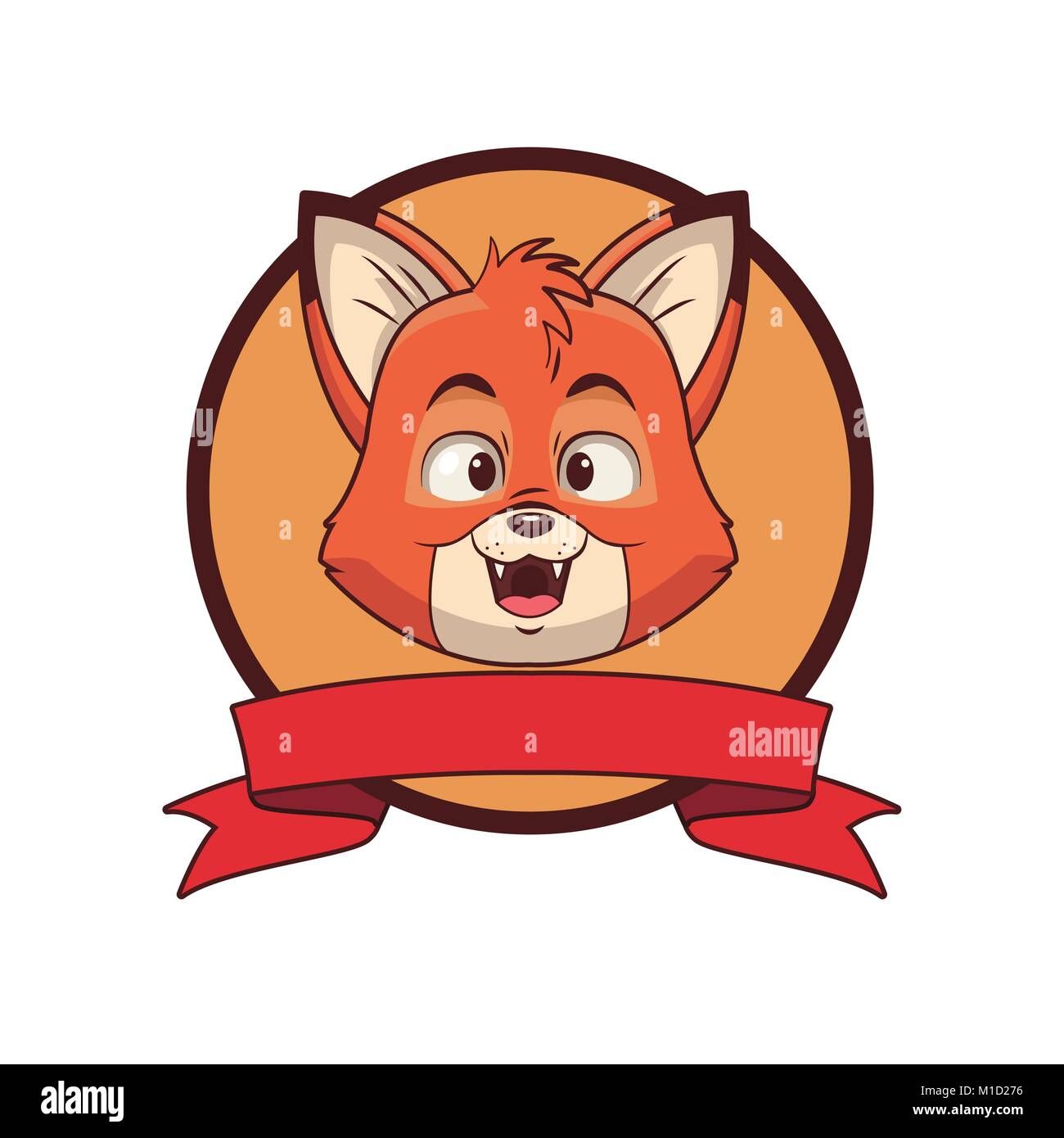 Cat ribbon banner Stock Vector Image & Art - Alamy