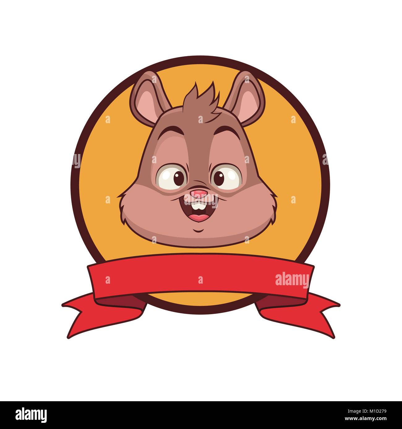 Squirrel head cartoon Stock Vector Image & Art - Alamy