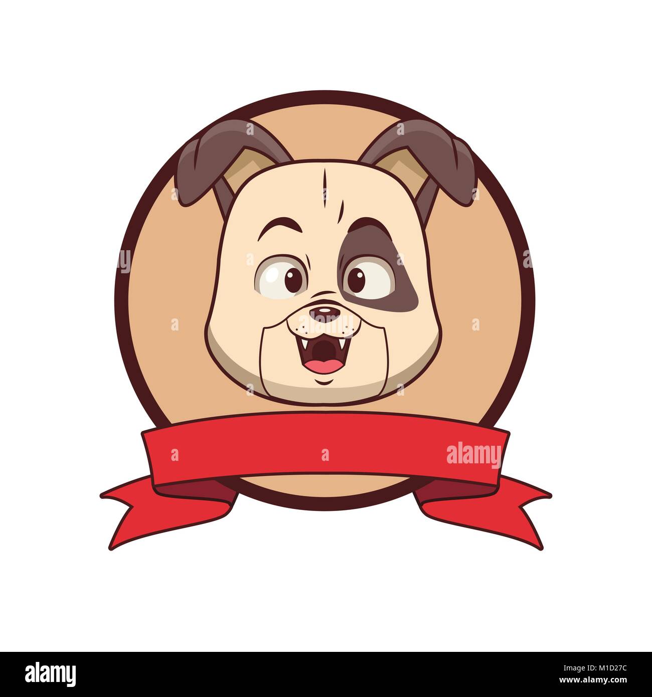Dog head cartoon Stock Vector Image & Art - Alamy