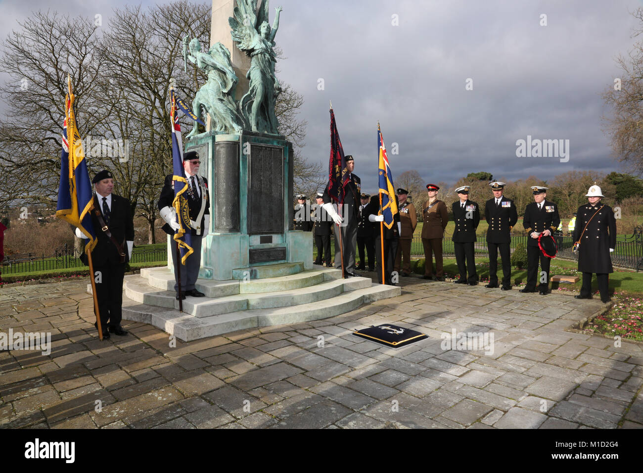 Victoria Cross Commemorative Ceremony Stock Photo - Alamy