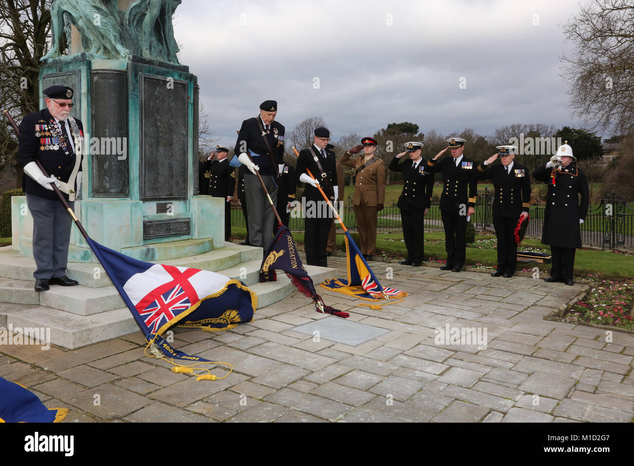 Victoria Cross Commemorative Ceremony Stock Photo - Alamy