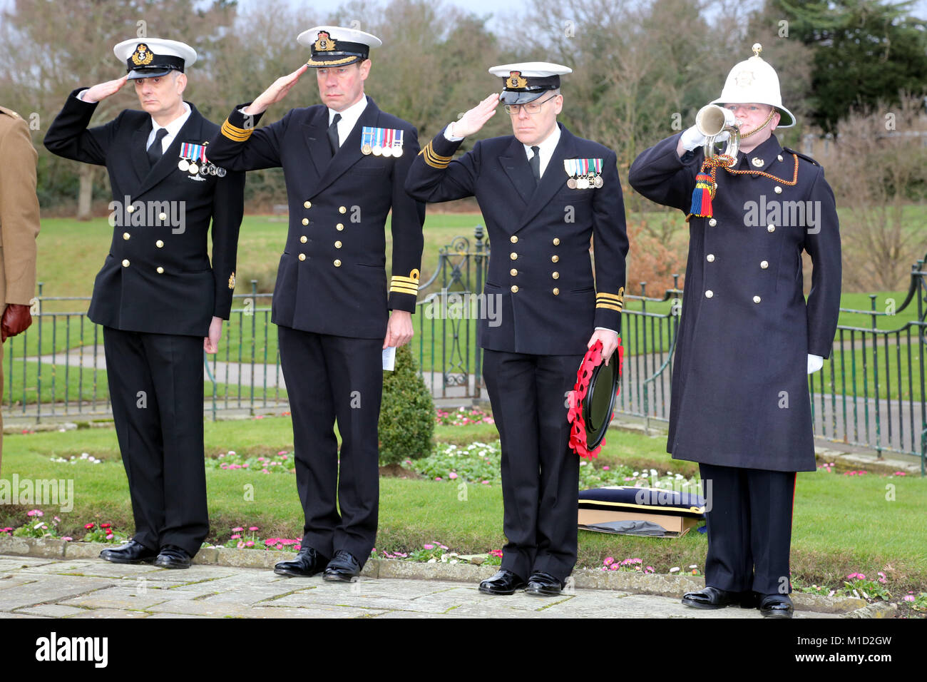 Victoria Cross Commemorative Ceremony Stock Photo - Alamy