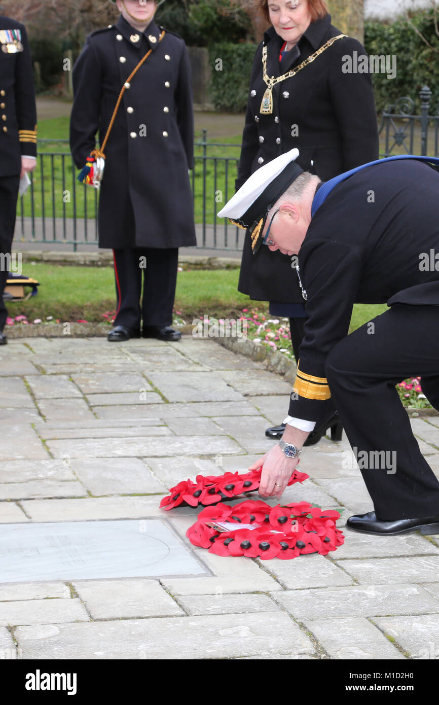 Victoria Cross Commemorative Ceremony Stock Photo - Alamy