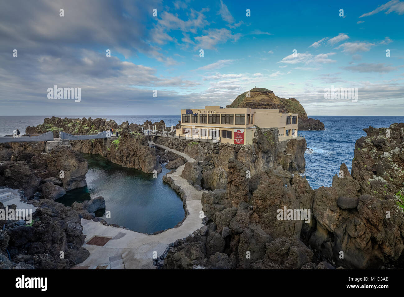 Lava pool, Porto Moniz, Madeira, Portugal, Lavapool Stock Photo - Alamy
