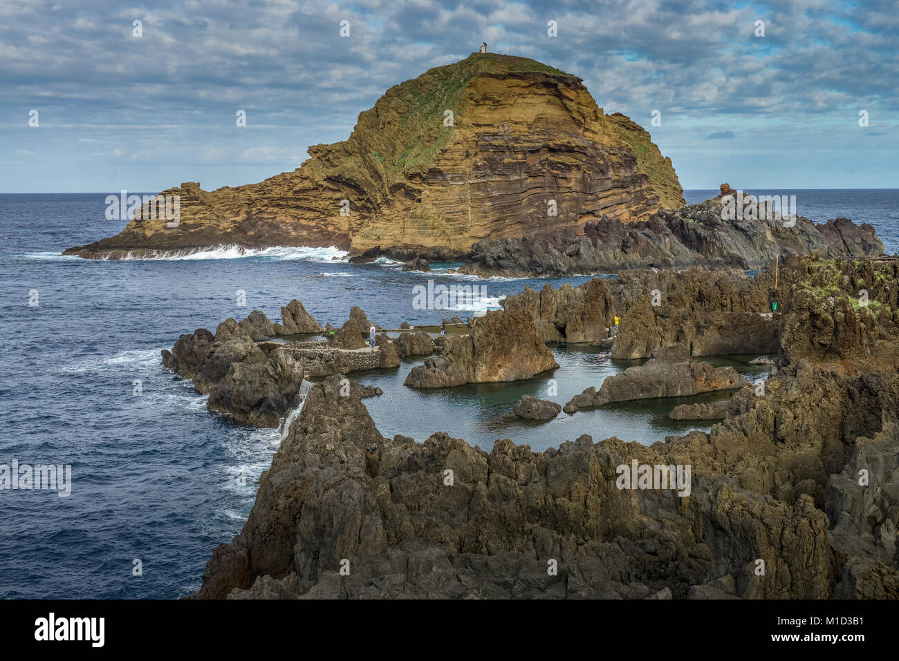 Lava pool, Porto Moniz, Madeira, Portugal, Lavapool Stock Photo - Alamy