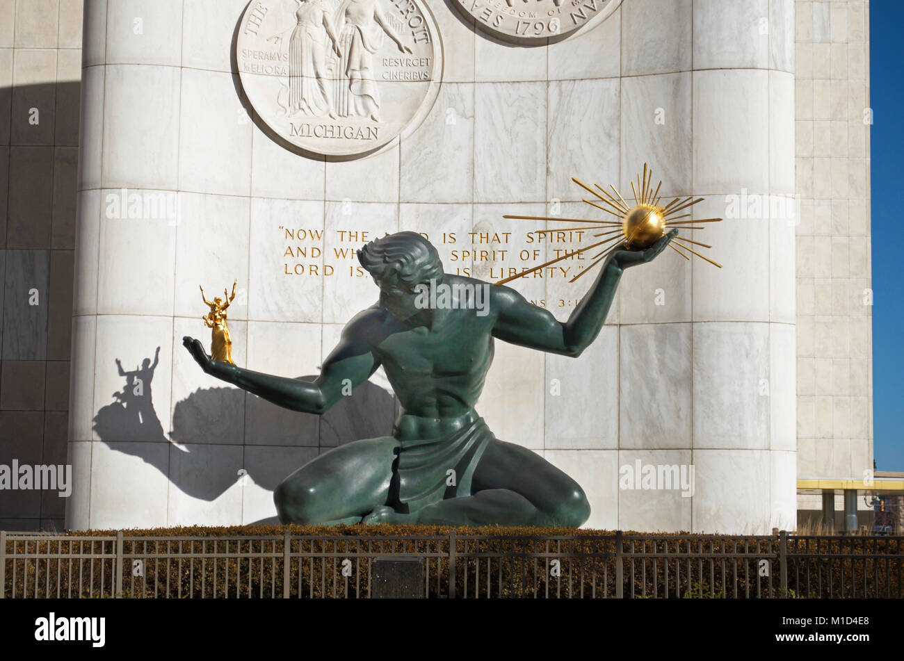 Statue in detroit High Resolution Stock Photography and Images - Alamy