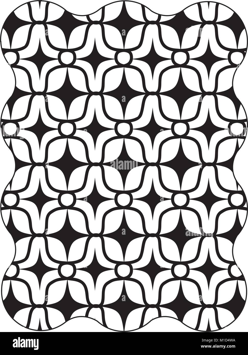 silhouette figure with graphic seamless pattern background decoration ...