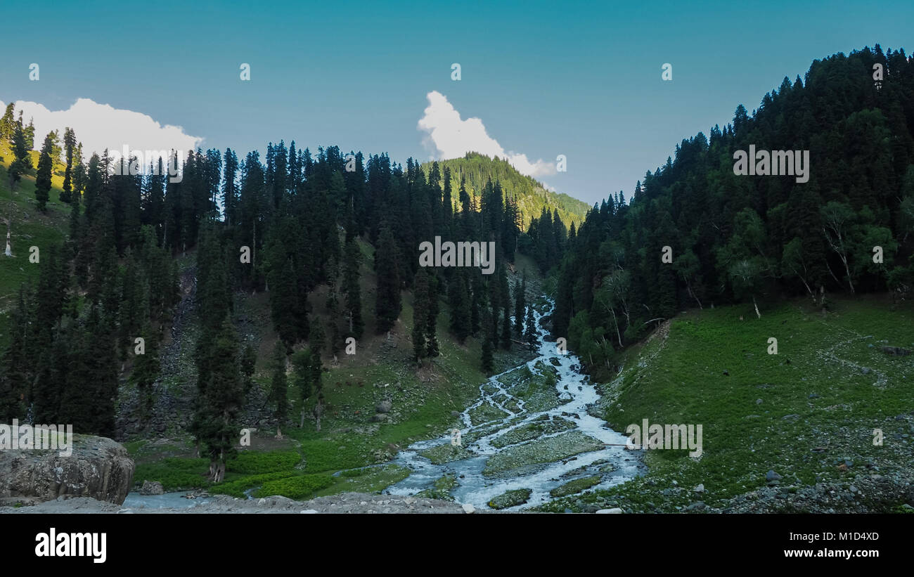 Beautiful mountain landscape of Sonamarg, Jammu and Kashmir state ...