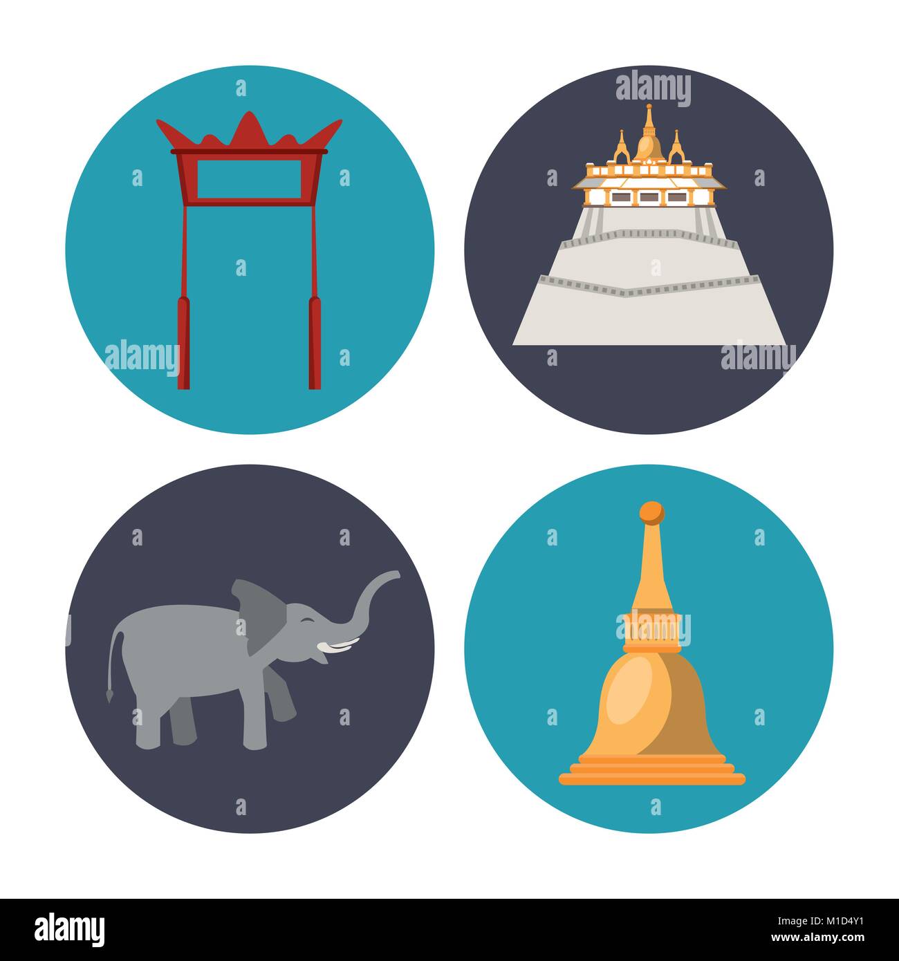 Happy songkran festival thailand Cut Out Stock Images & Pictures - Alamy