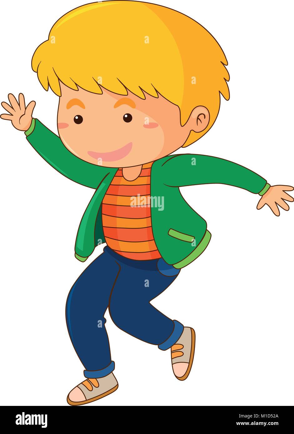 Boy with happy smile illustration Stock Vector Image & Art - Alamy