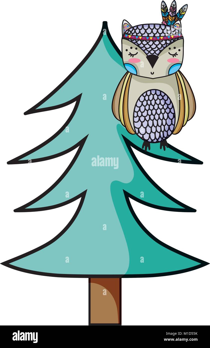 Native pine tree Stock Vector Images - Alamy