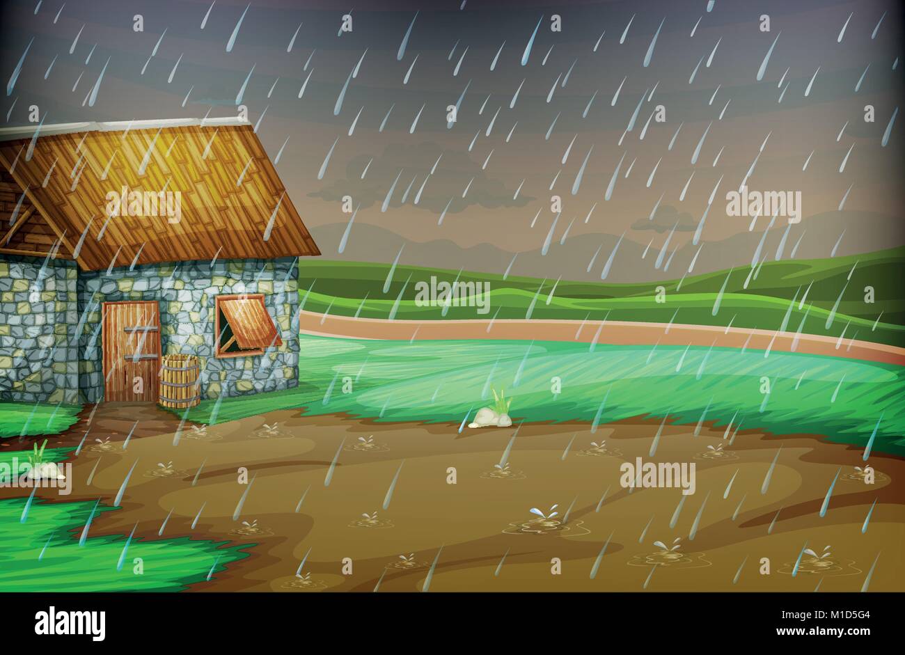 The land of little rain Stock Vector Images - Alamy