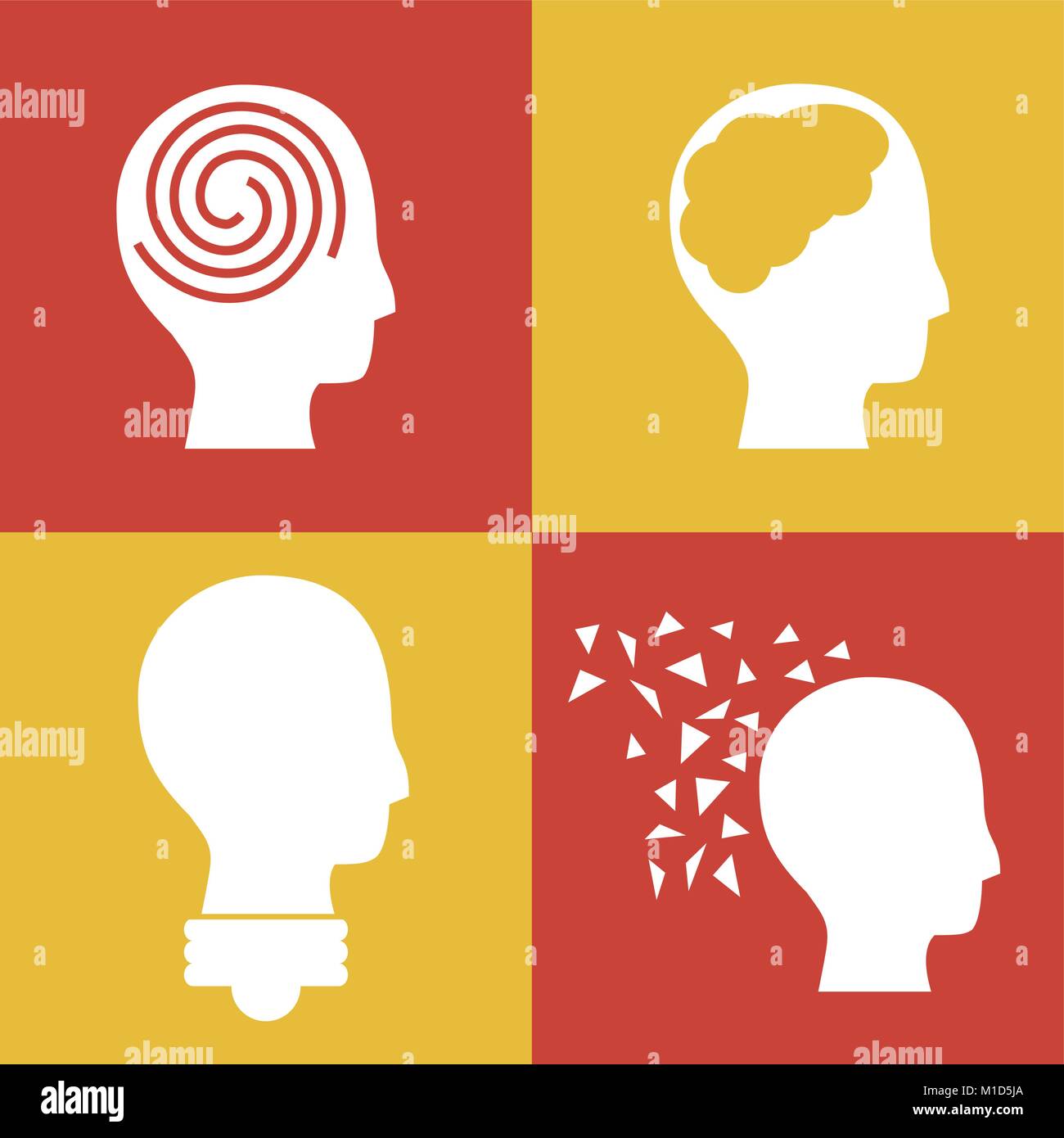 Simple minds Stock Vector Images - Alamy