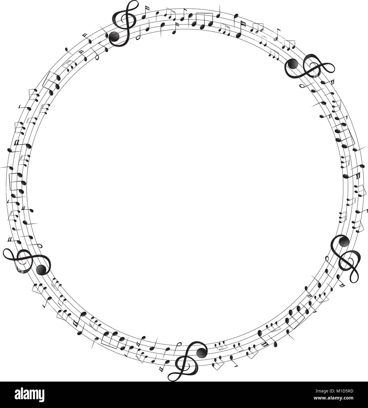 Musical Notes Frame