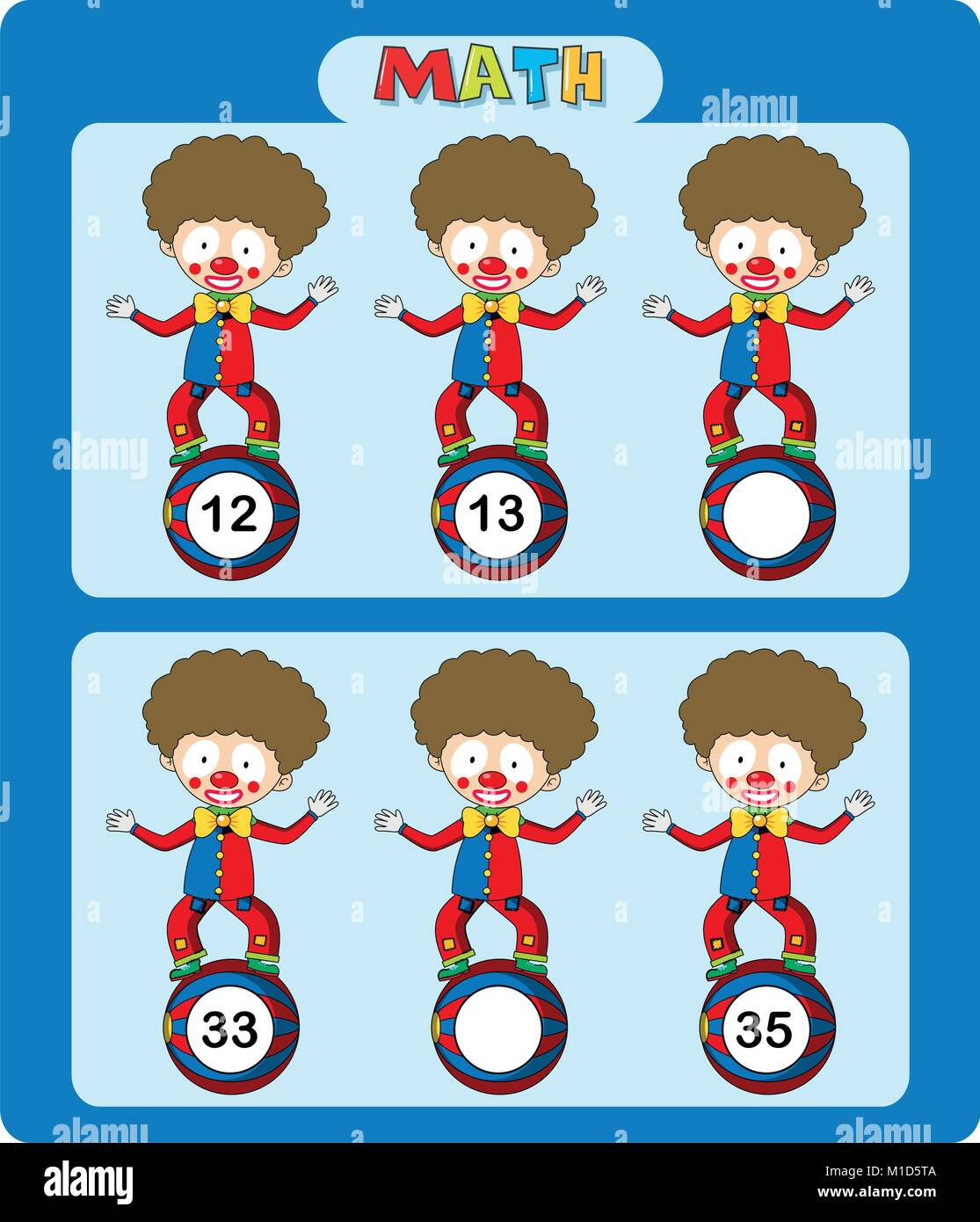 Circus number Stock Vector Images - Alamy