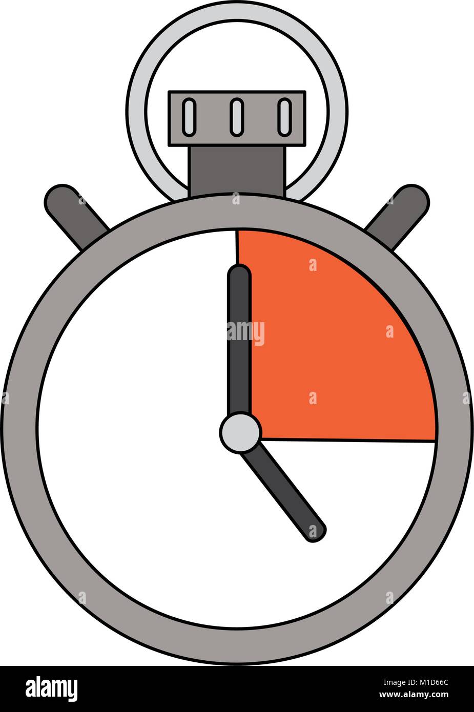 Timer clock symbol Stock Vector Image & Art - Alamy