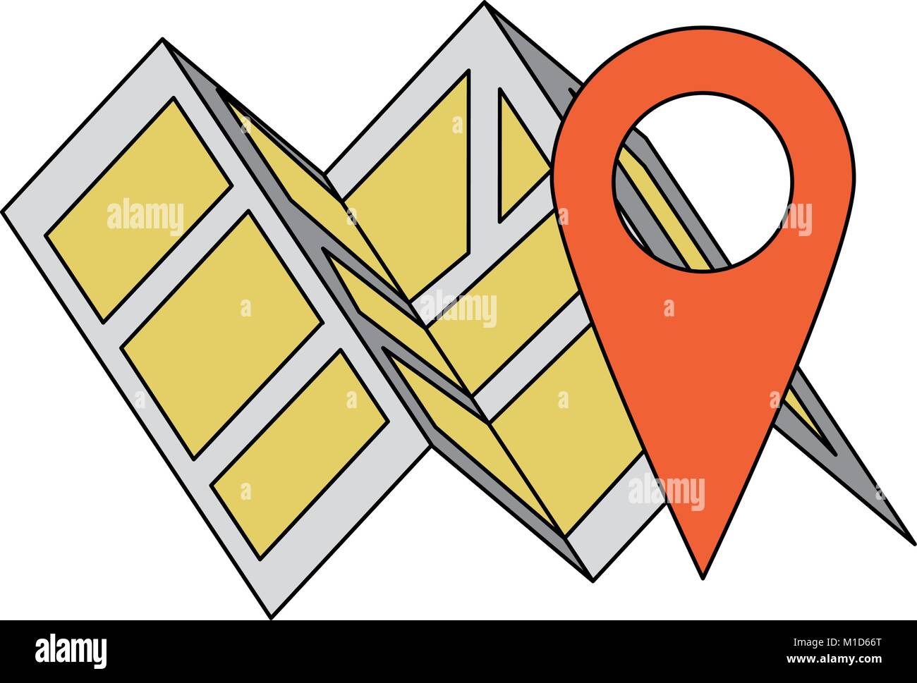 Map location symbol Stock Vector Image & Art - Alamy
