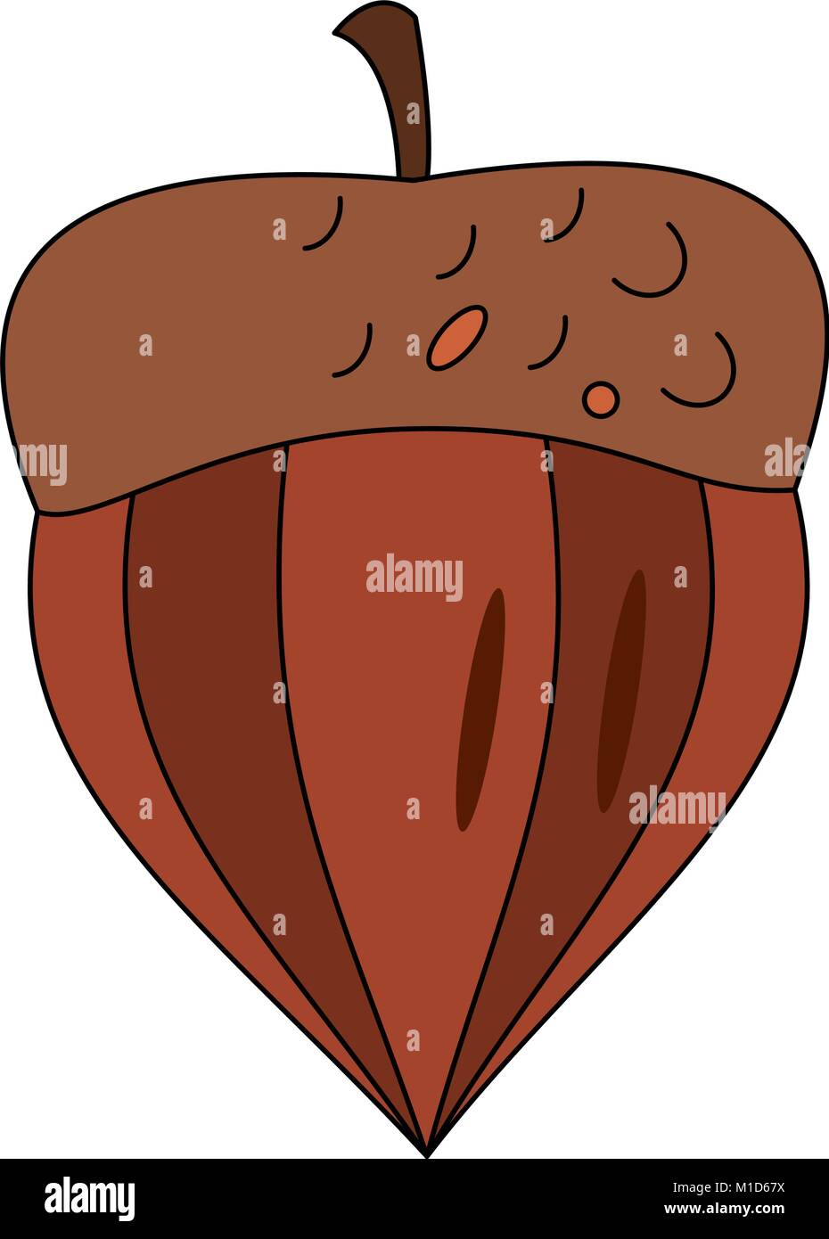 Nut food symbol Stock Vector Image & Art - Alamy